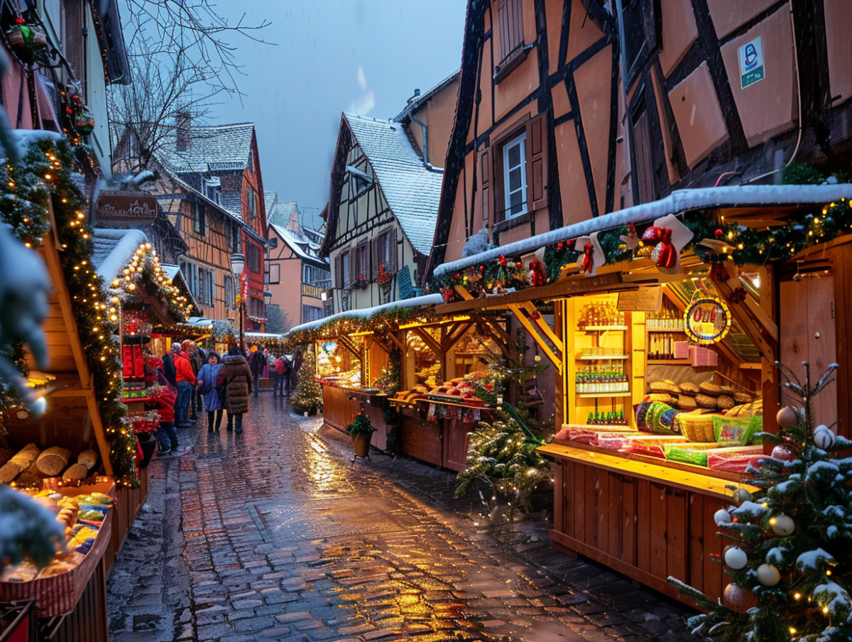 Vivez la magie du marché de Noël à Colmar entre traditions et artisanat