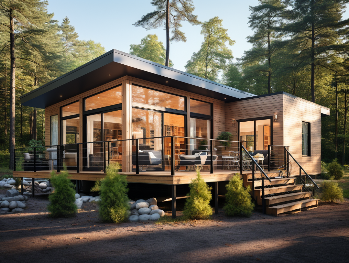 Les atouts d'un mobil home en bois au design contemporain ! - 1 Monde
